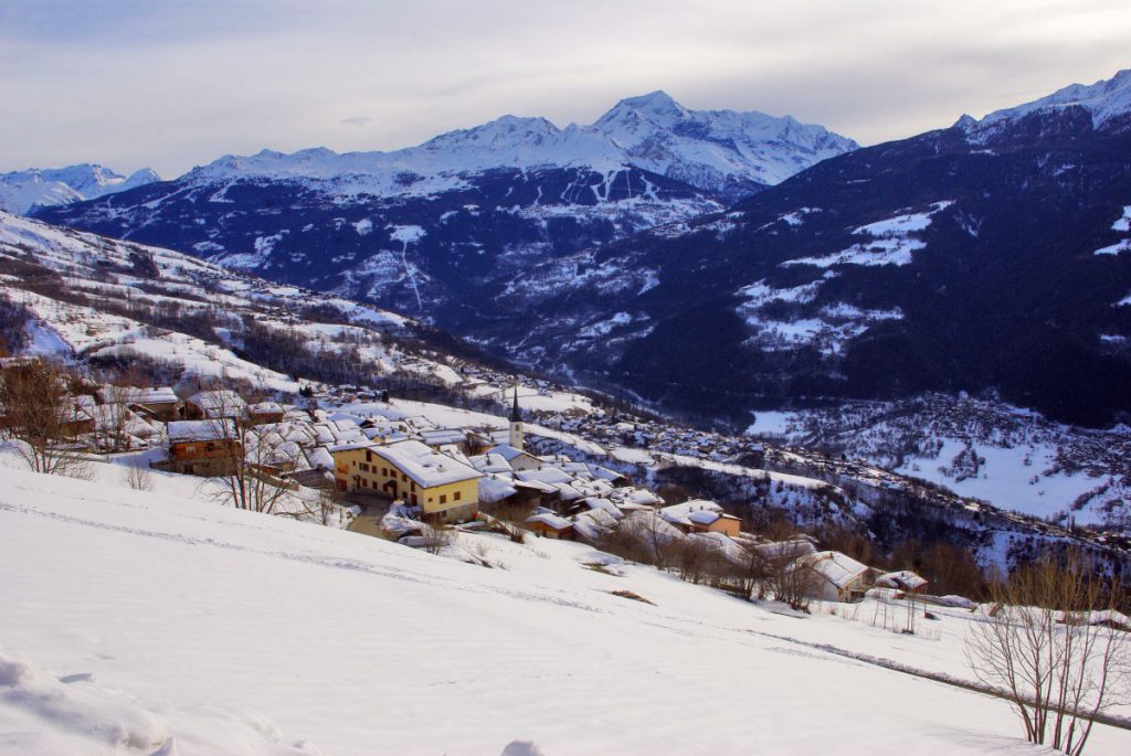 Un bel hiver sur le versant du soleil à Granier - Mon Grand Est