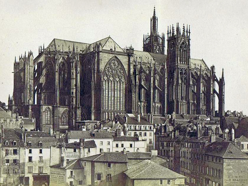 Cathedrale de Metz en 1860 - Mon Grand Est