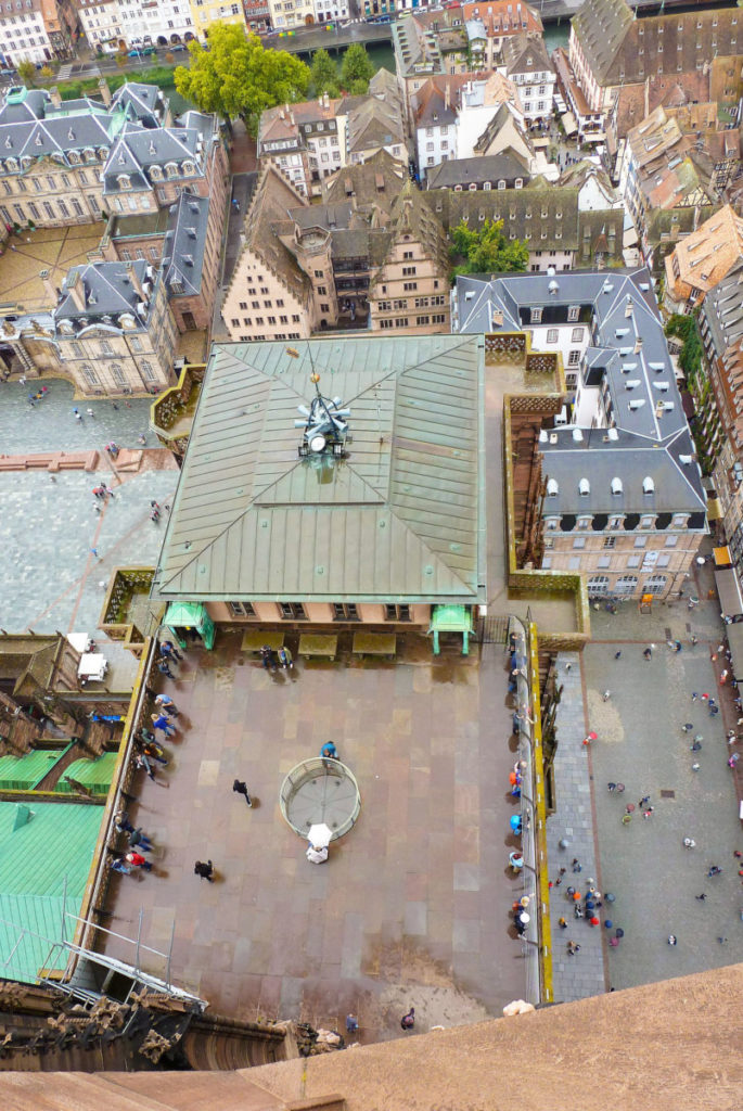 Strasbourg Cathedral platform seen from the tower © Paralacre - licence ...